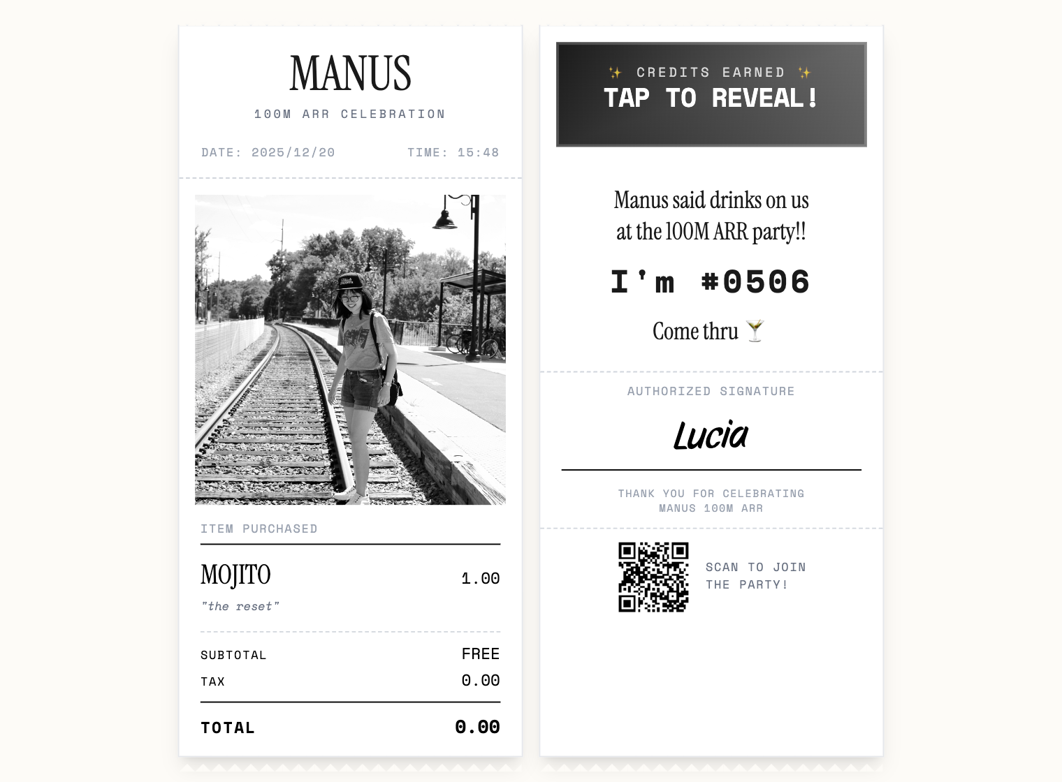 Manus Community: 100M ARR, Wrapped 🖤